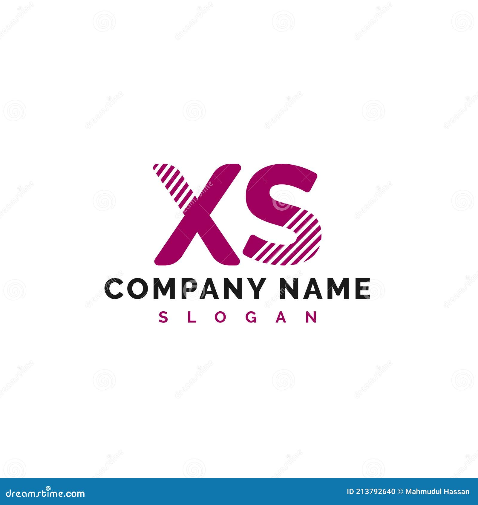 XS Letter Logo Design. XS Letter Logo Vector Illustration - Vector ...