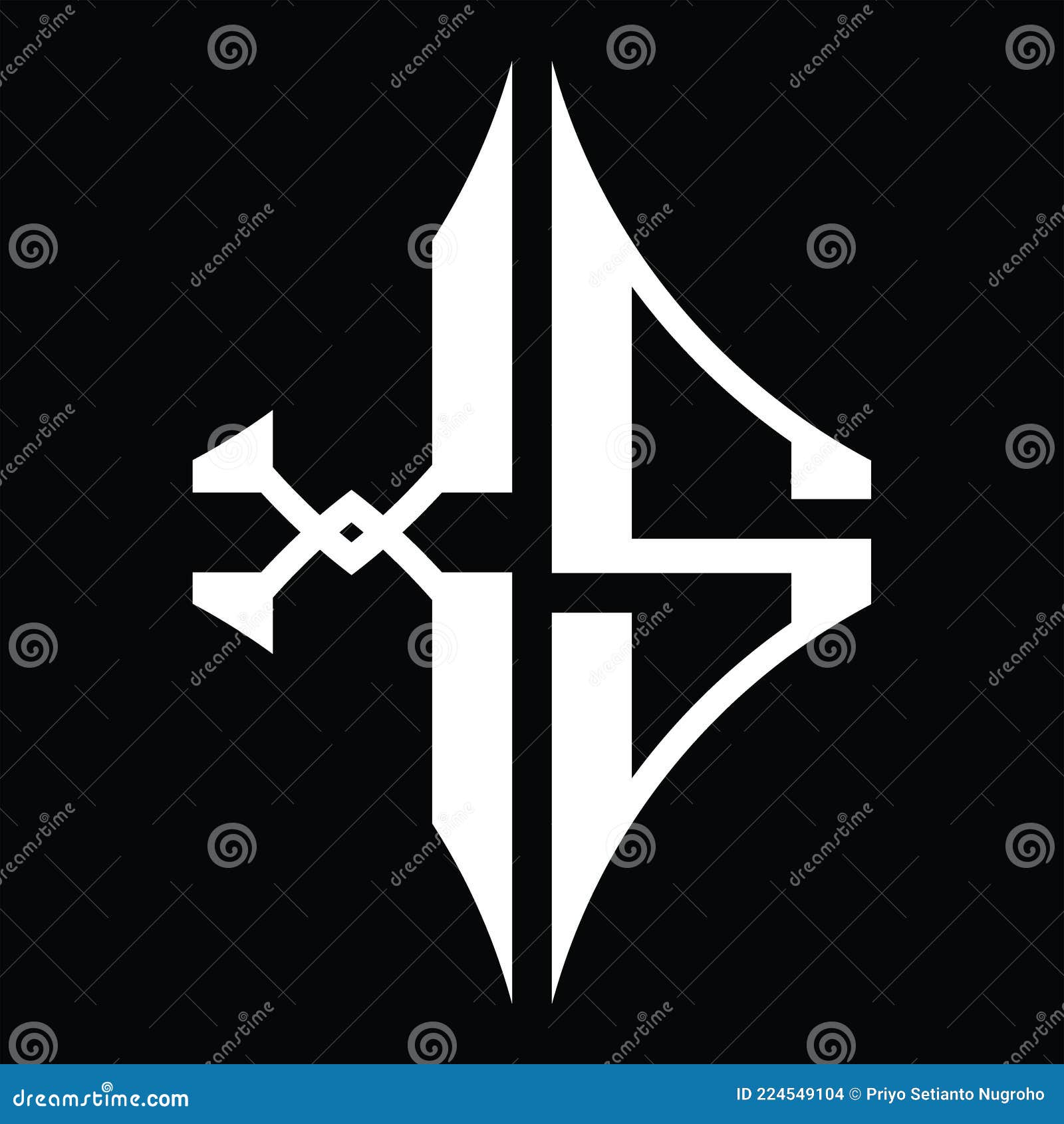 XS Logo Monogram with Diamond Shape Design Template Stock Vector ...
