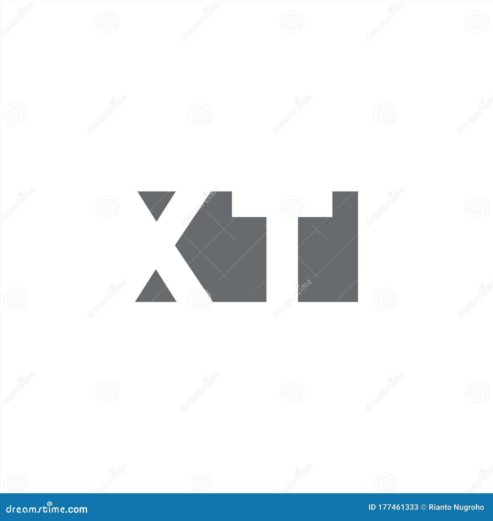 XT Logo Monogram with Negative Space Style Design Template Stock Vector ...