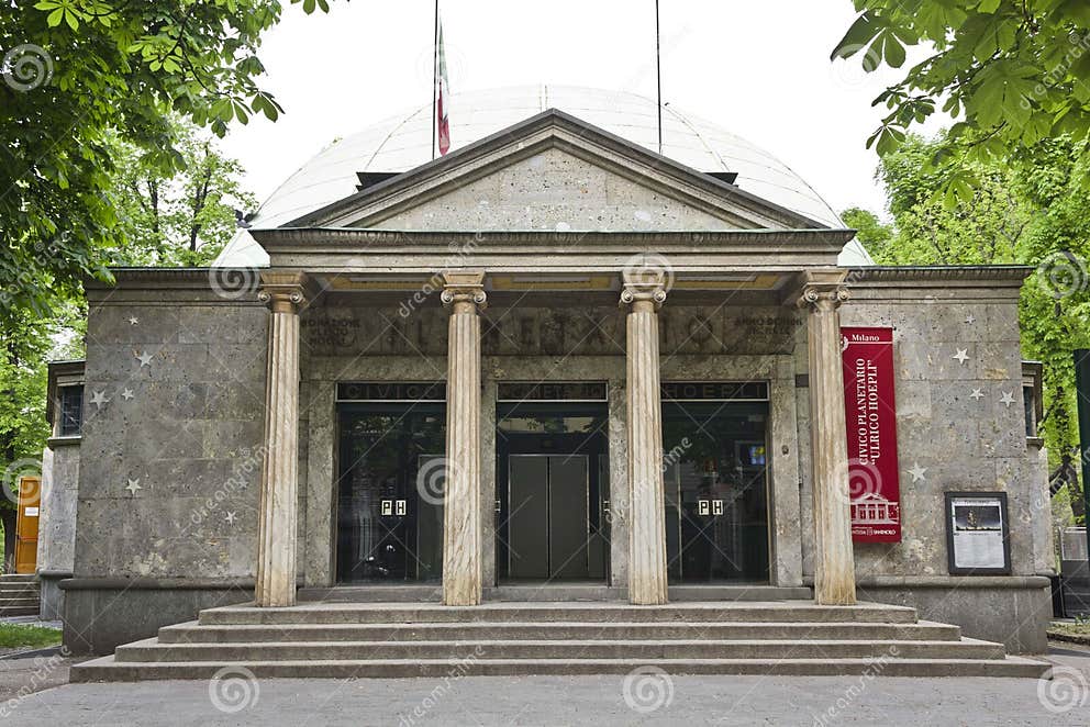 Xternal View of the Main Facade of Planetarium of Milan Editorial Image ... Xternal View of the Main Facade of Planetarium of Milan Editorial Image ...