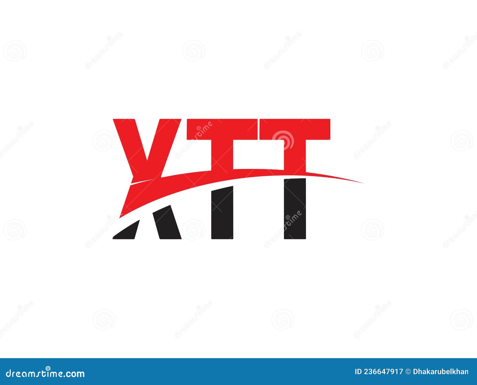 XTT Letter Initial Logo Design Vector Illustration Stock Vector ...