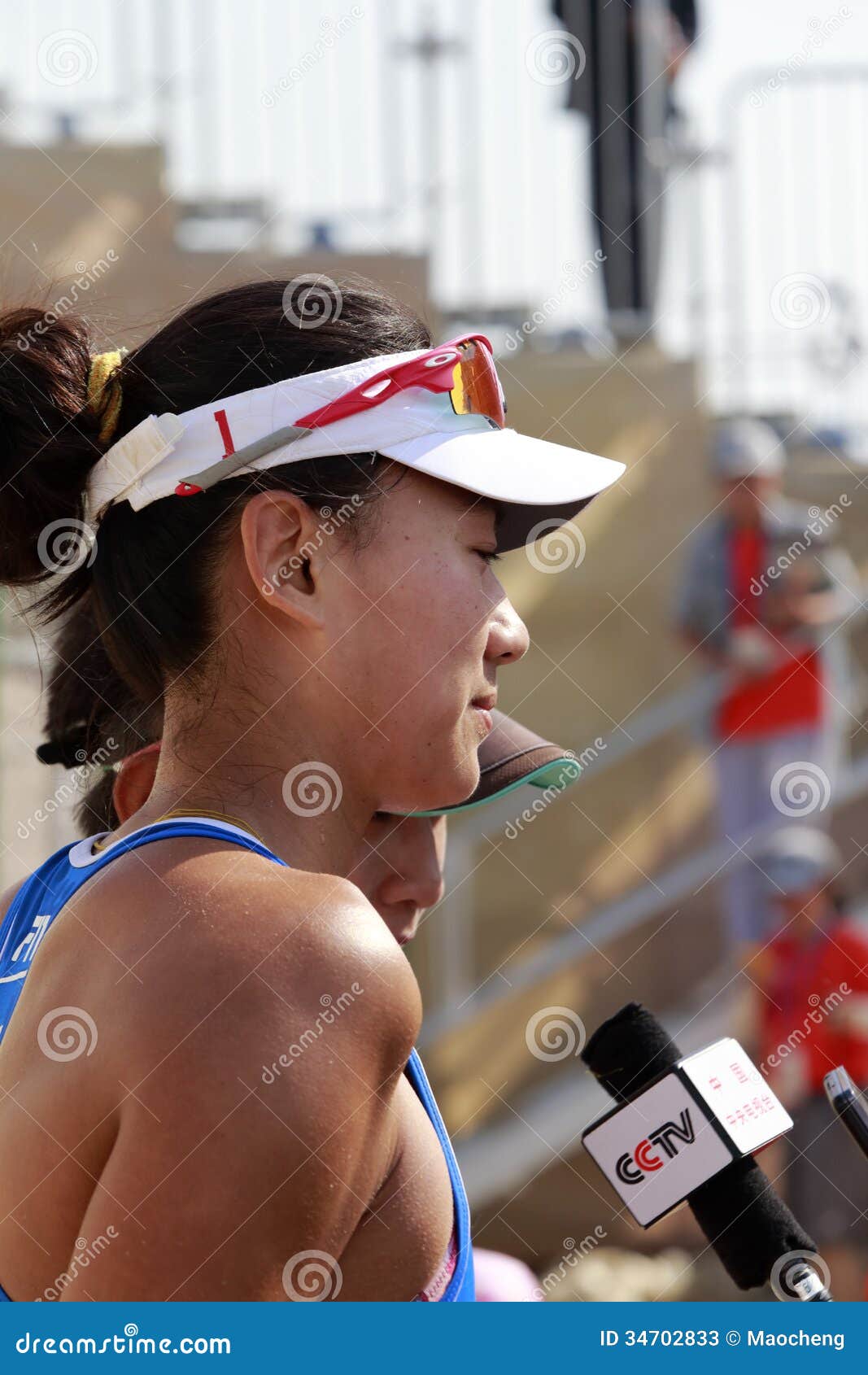 Xue Chen De La Entrevista Del Cctv Foto de archivo editorial - Imagen ...