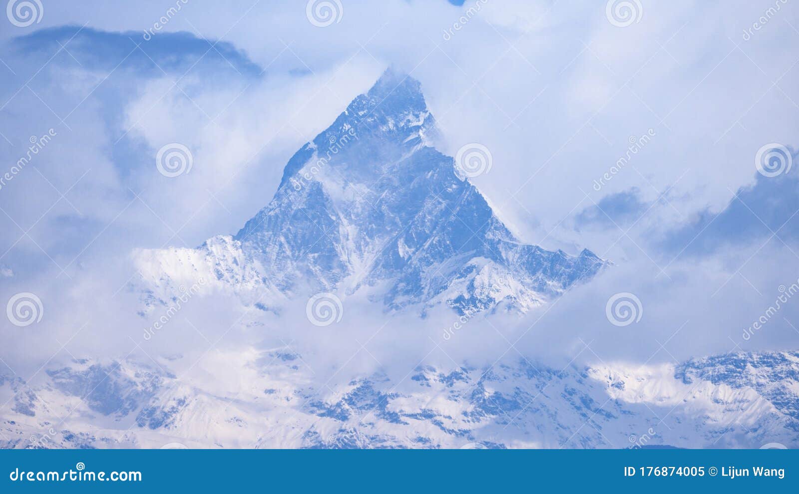 Xuefeng clouds stock image. Image of covered, mysterious - 176874005