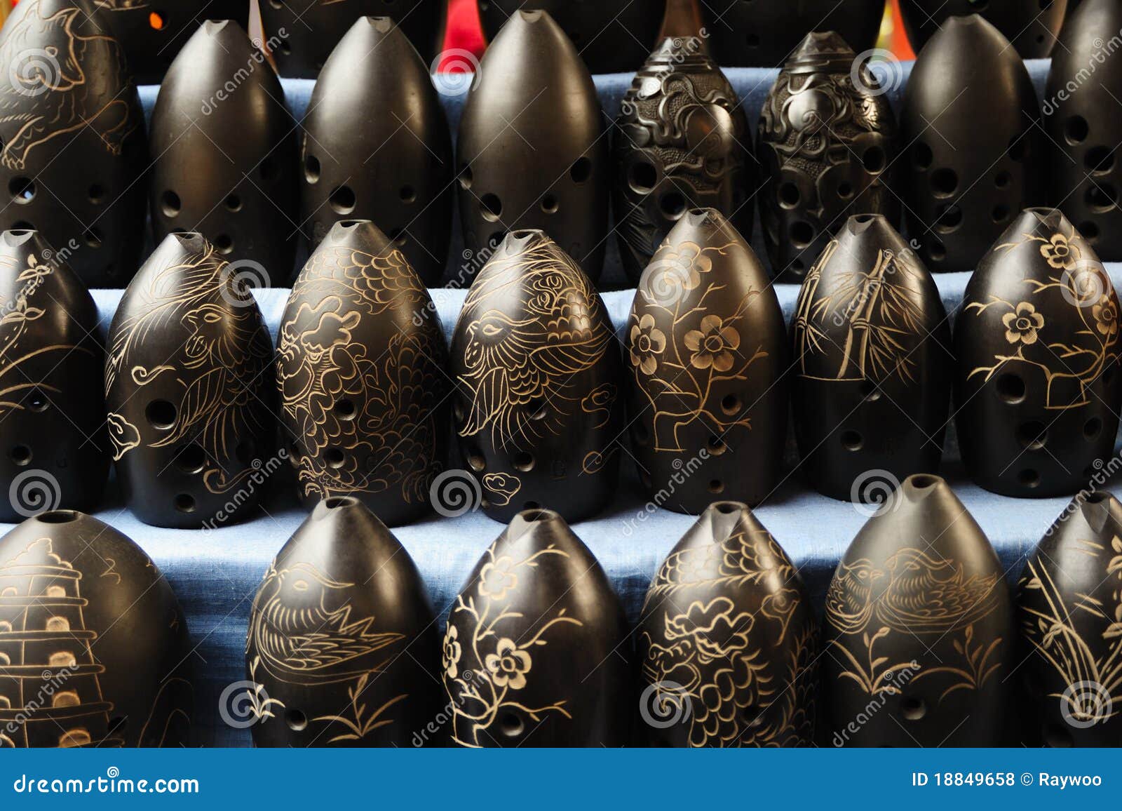 Xun, China Musical Instrument Stock Photo - Image of traditional ...