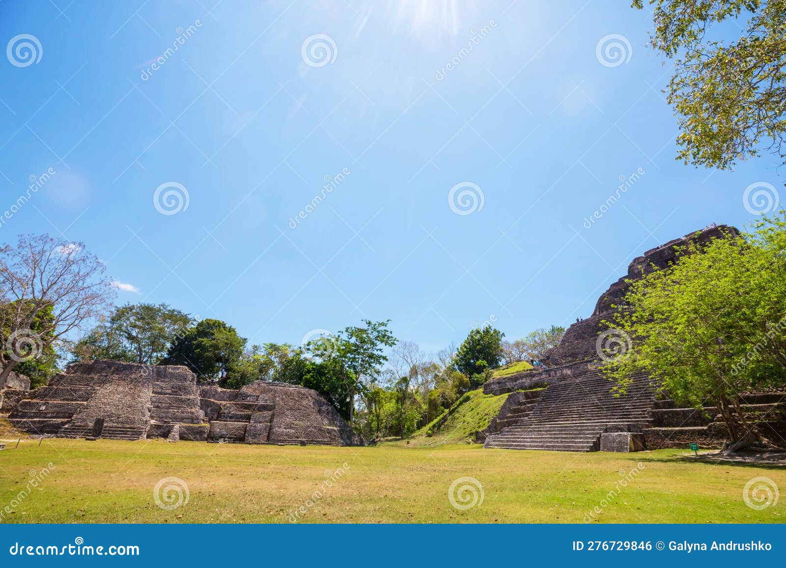 Pyramide in Belize stock photo. Image of architecture - 276729846