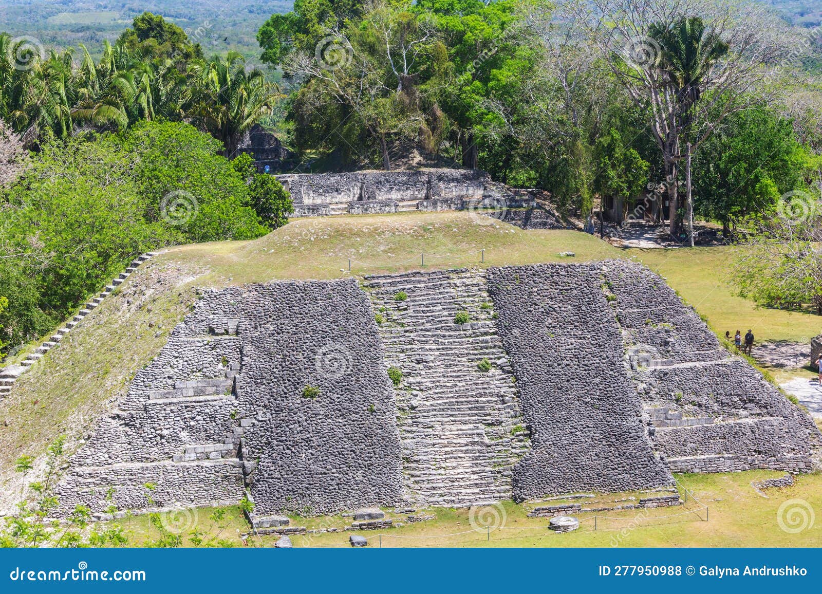 Pyramide in Belize stock photo. Image of tourism, buildings - 277950988