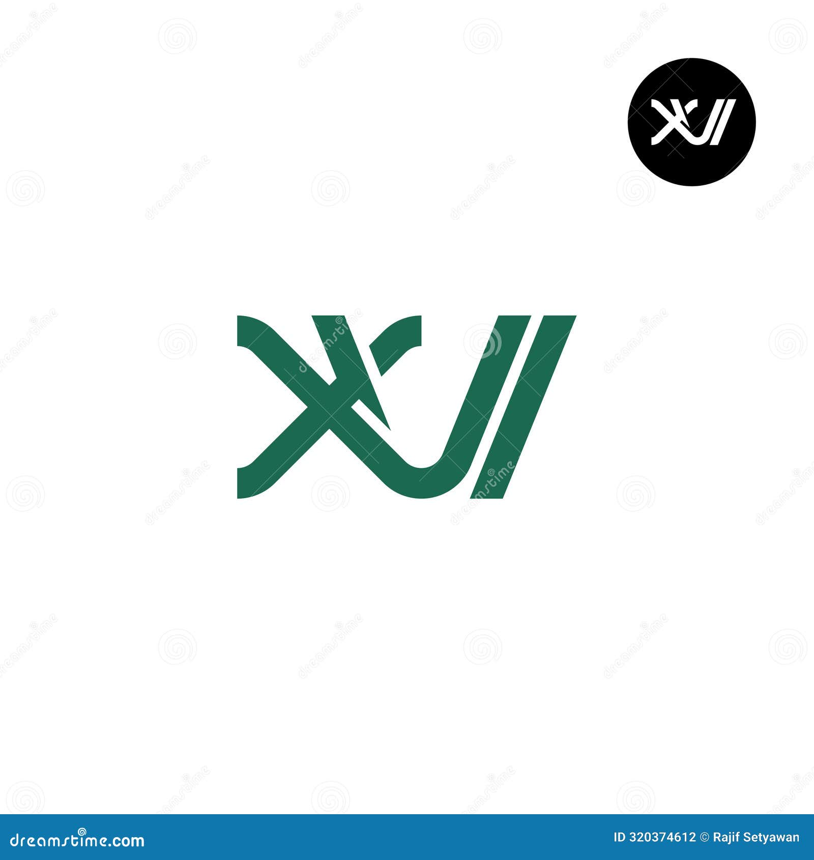 XVI Logo Letter Monogram Design Stock Vector - Illustration of ...