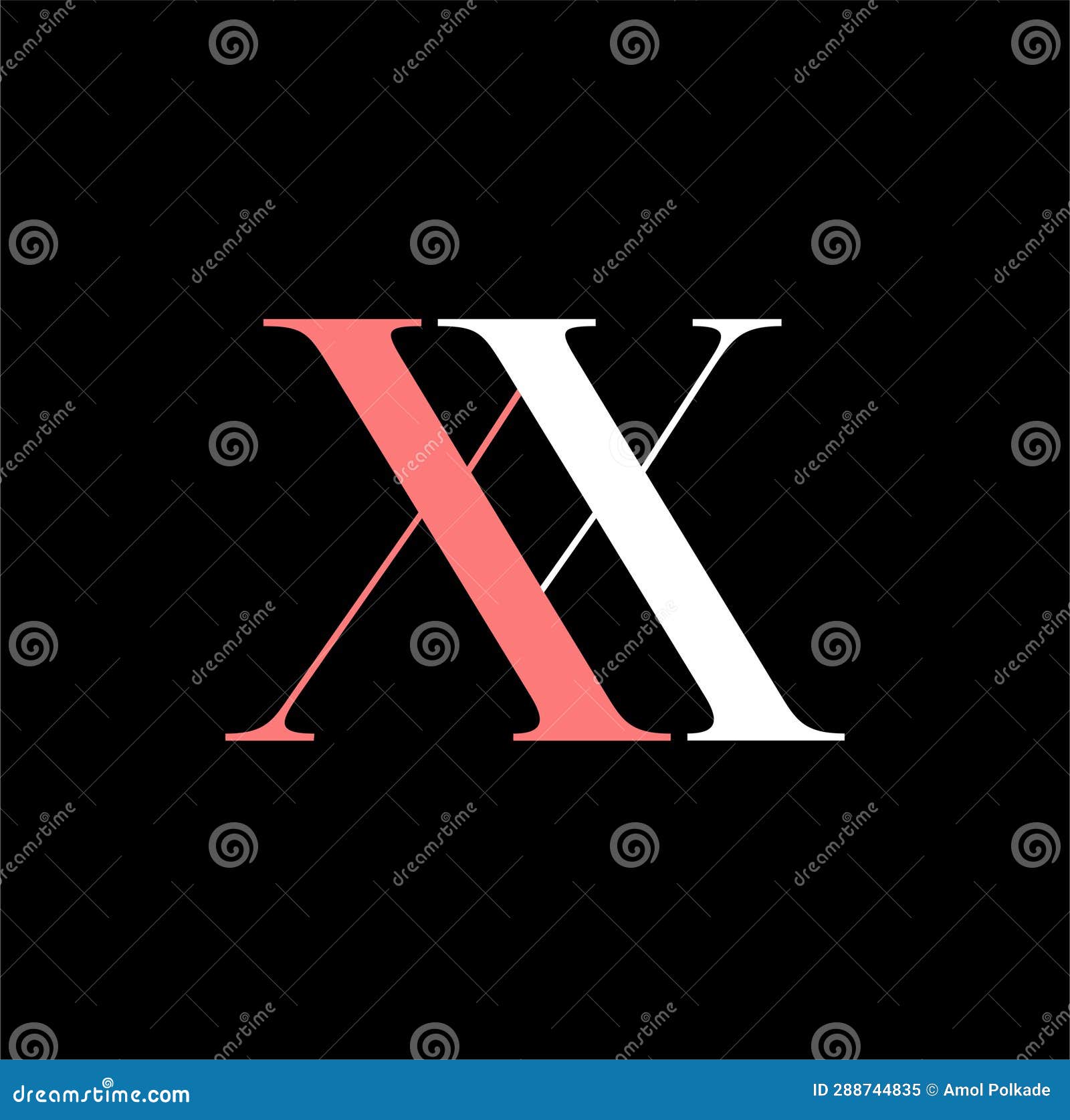 XX Company Name Vector Icon Stock Vector - Illustration of type, simple ...