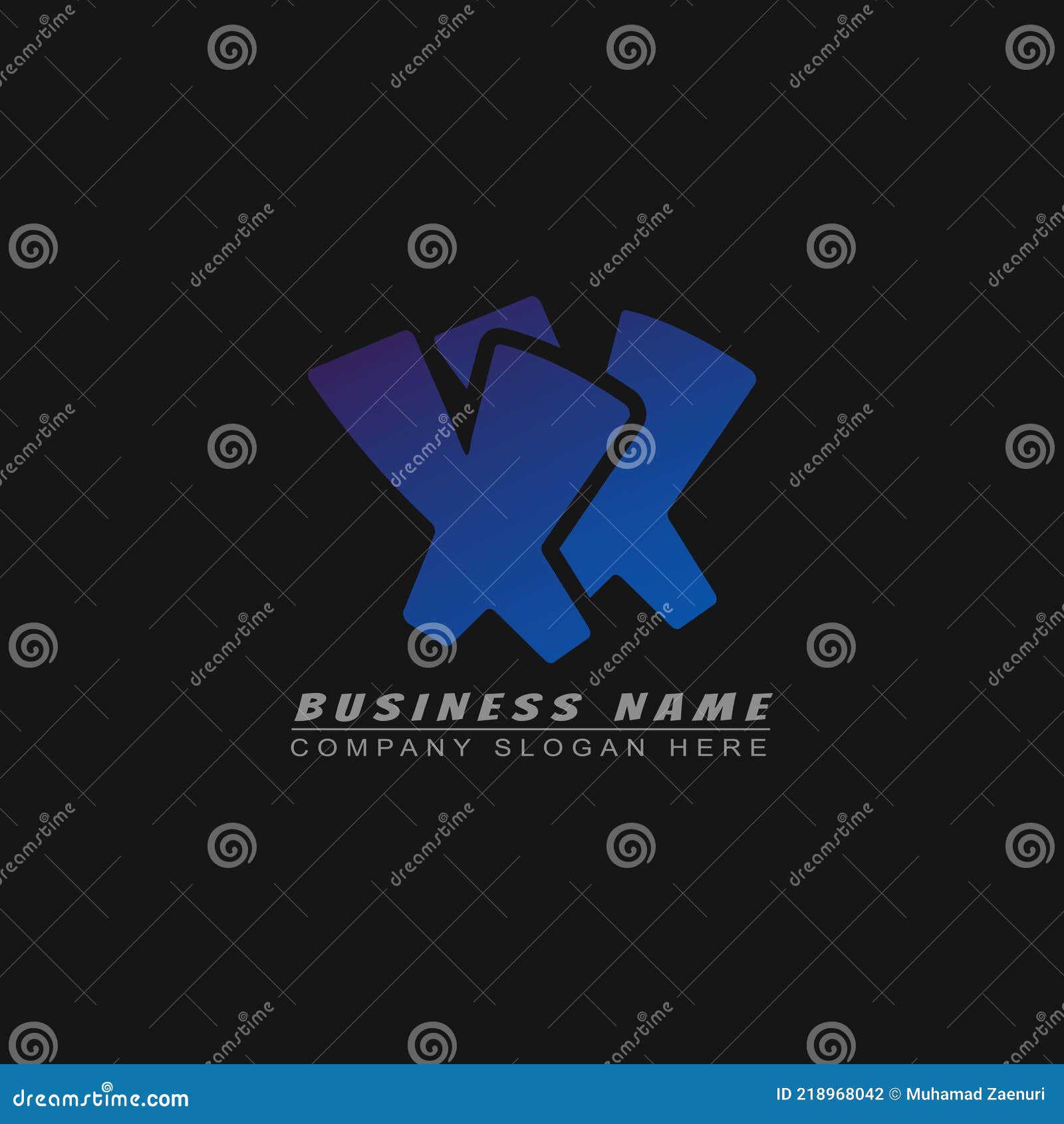 XX LOGO stock vector. Illustration of graphic, business - 218968042