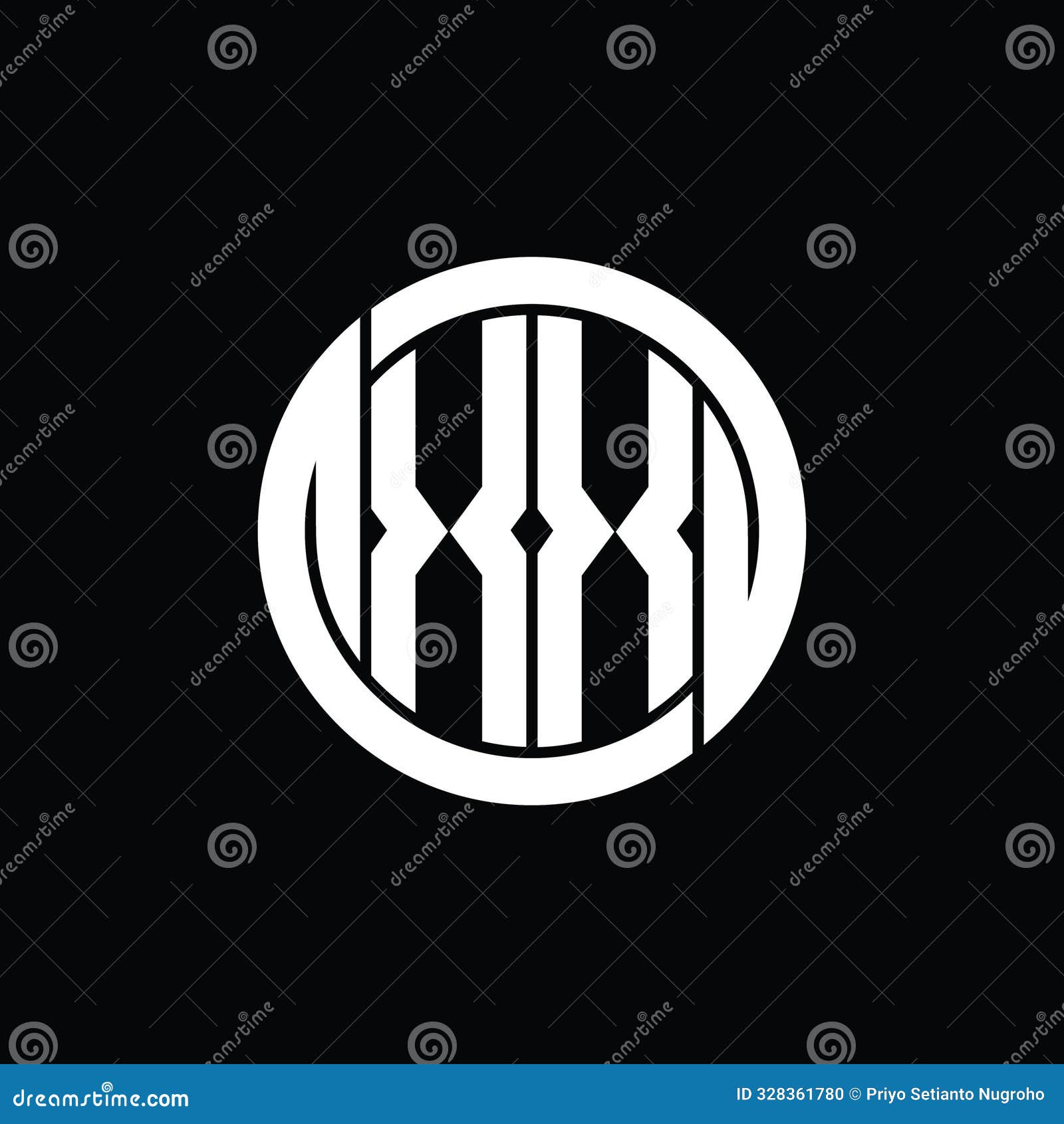 XX Logo Monogram Shield Inside Circle Shape Vector Images Design ...