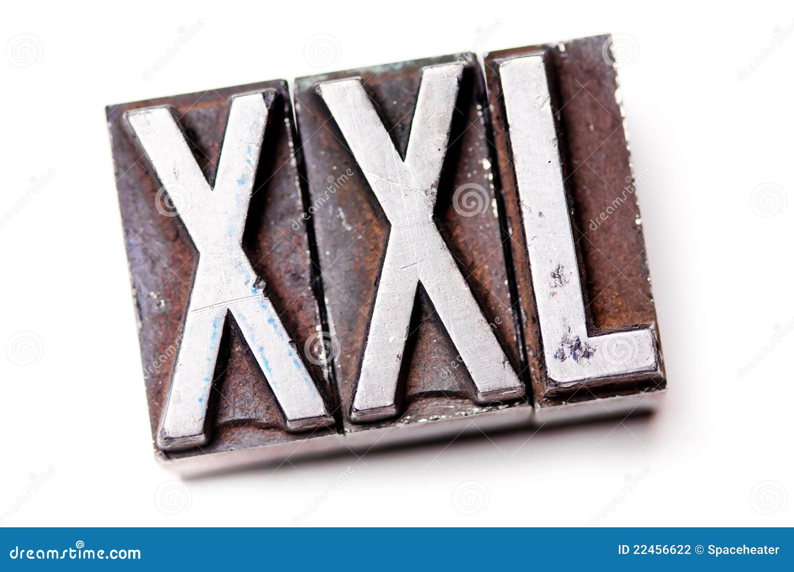 XXL stock photo. Image of large, message, typeset, letterpress - 22456622