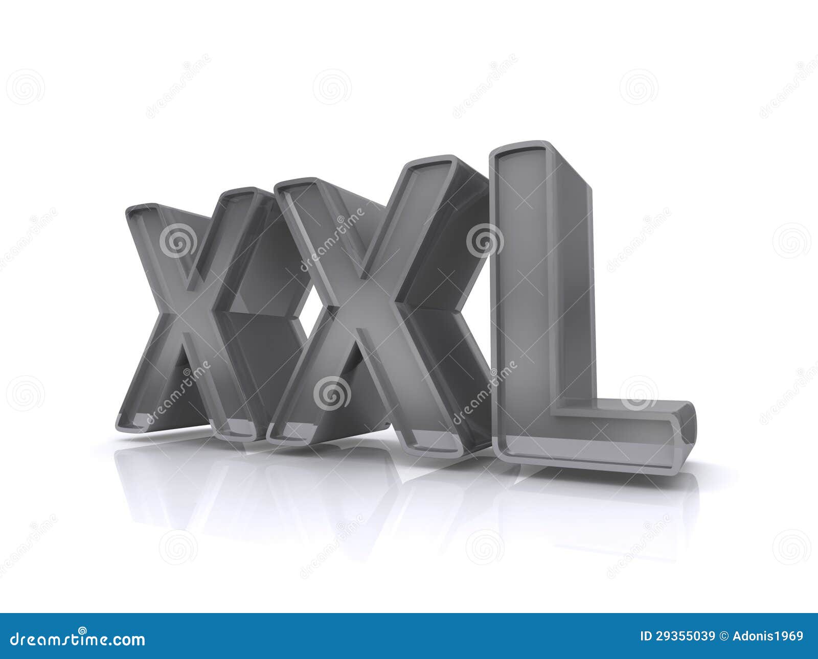 XXL sign stock illustration. Illustration of three, element - 29355039