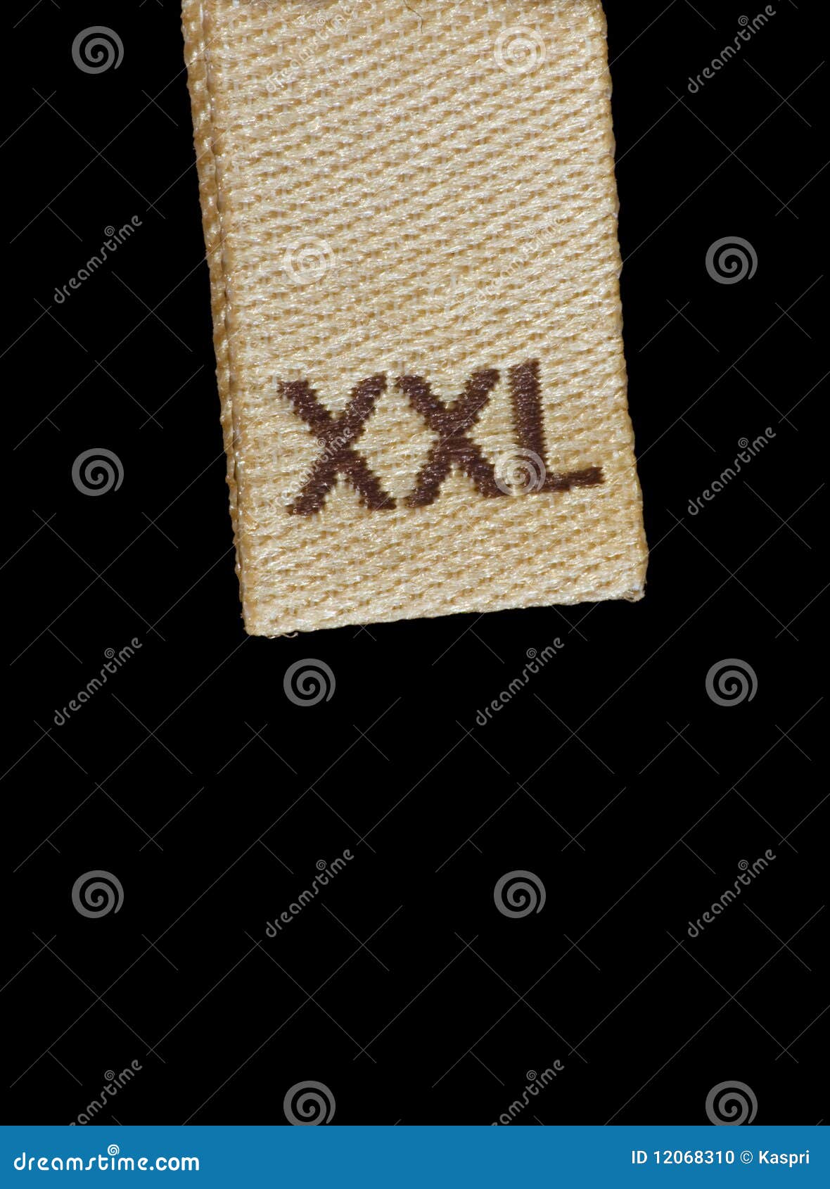 XXL Size Clothing Label Macro Stock Photo - Image of labels ...