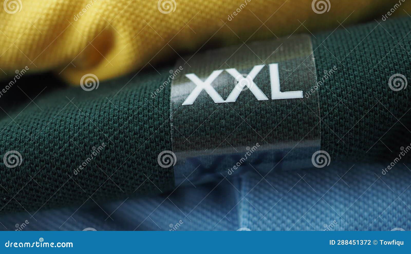 XXL Size Clothing Label Tag Stock Footage - Video of fiber, large ...