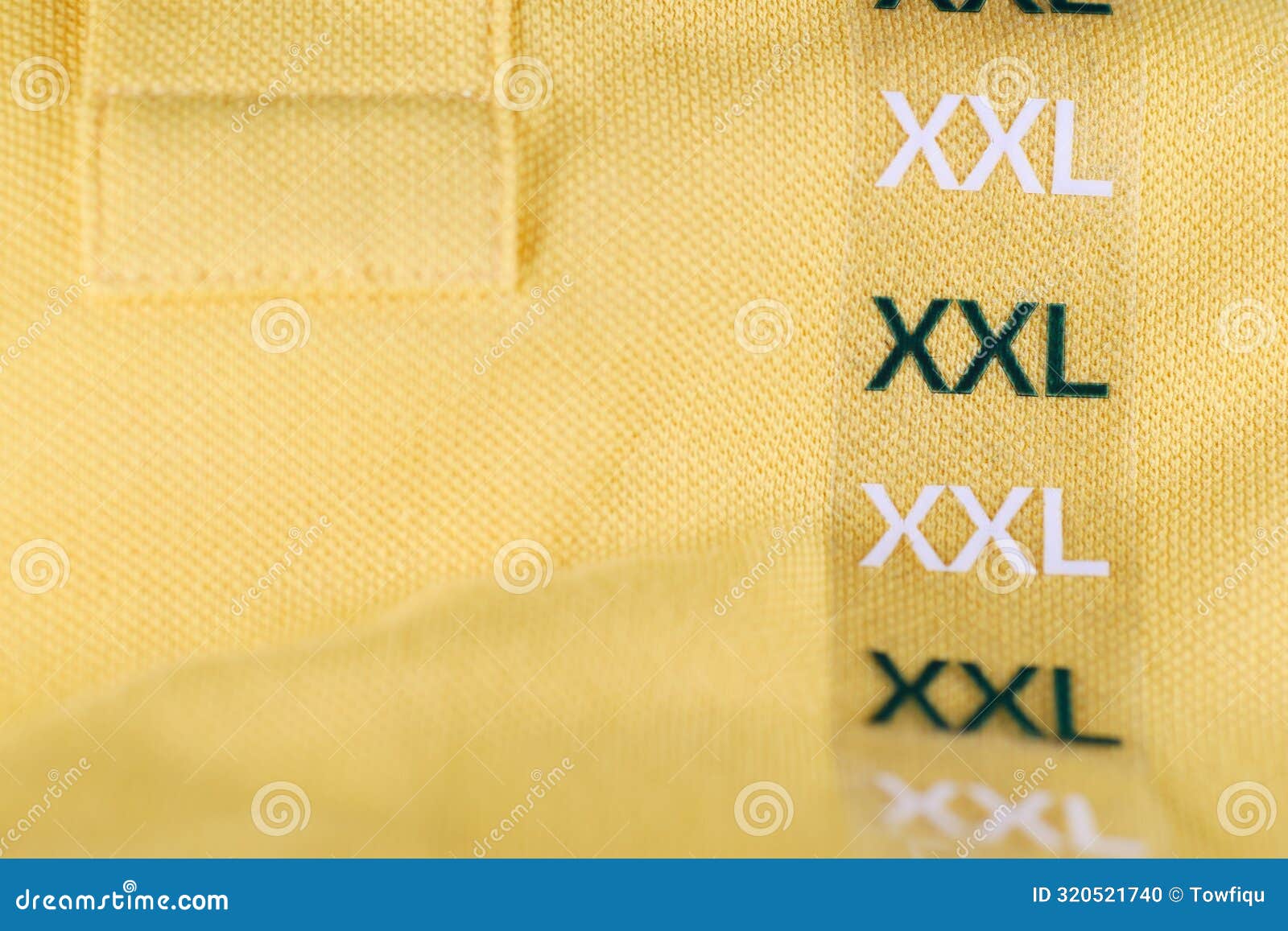 XXL Size Clothing Label Tag Stock Photo - Image of template, patch ...