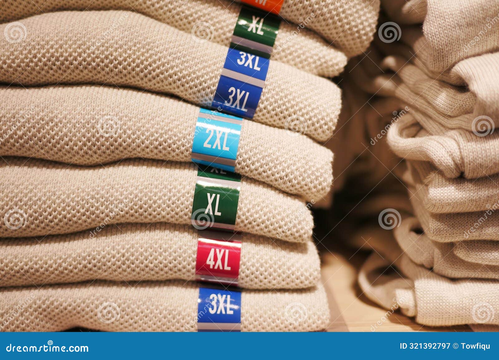 XXL Size Clothing Label Tag Stock Image - Image of garment, label ...