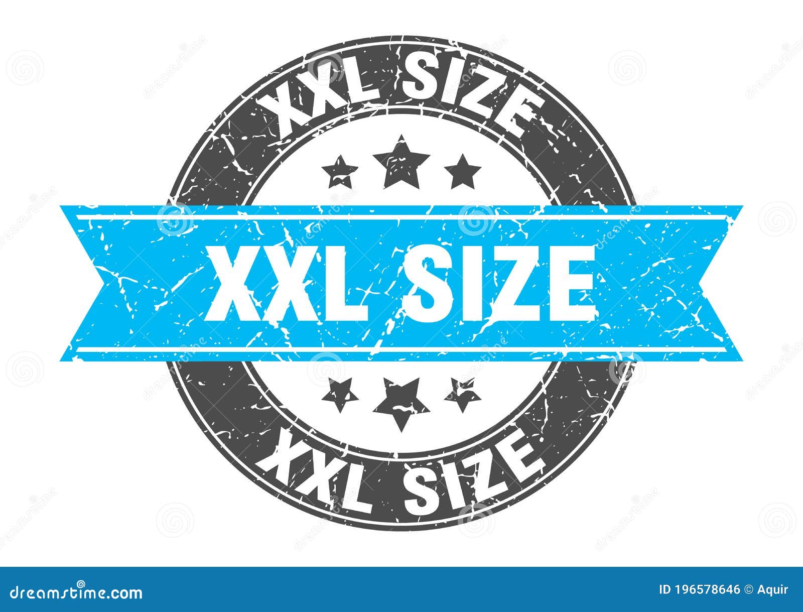 Xxl size stamp stock vector. Illustration of blue, grunge - 196578646