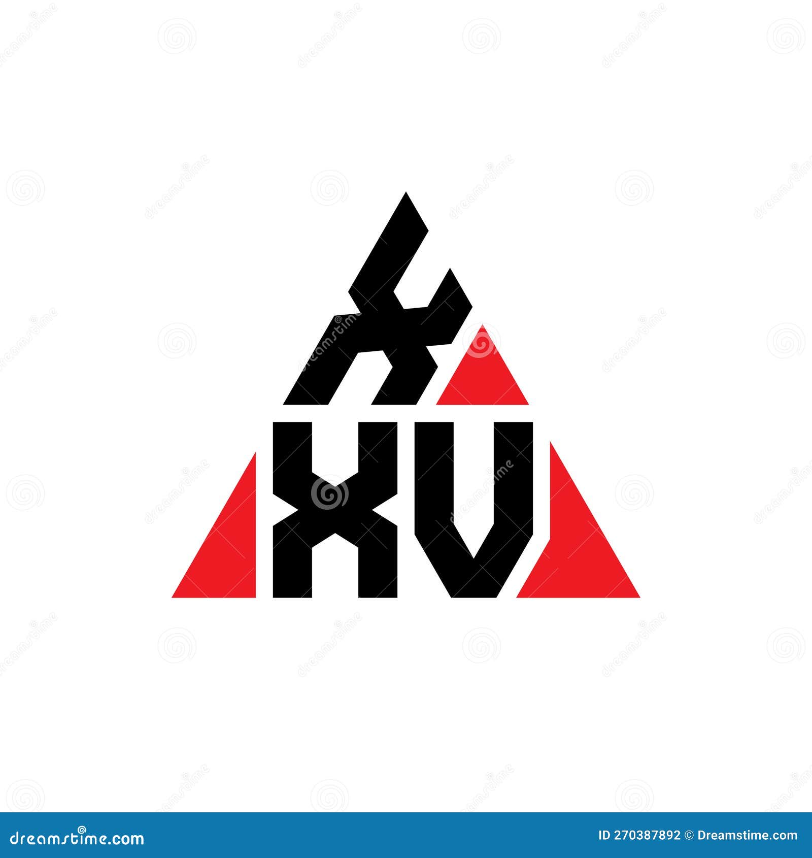 XXV Triangle Letter Logo Design with Triangle Shape. XXV Triangle Logo ...
