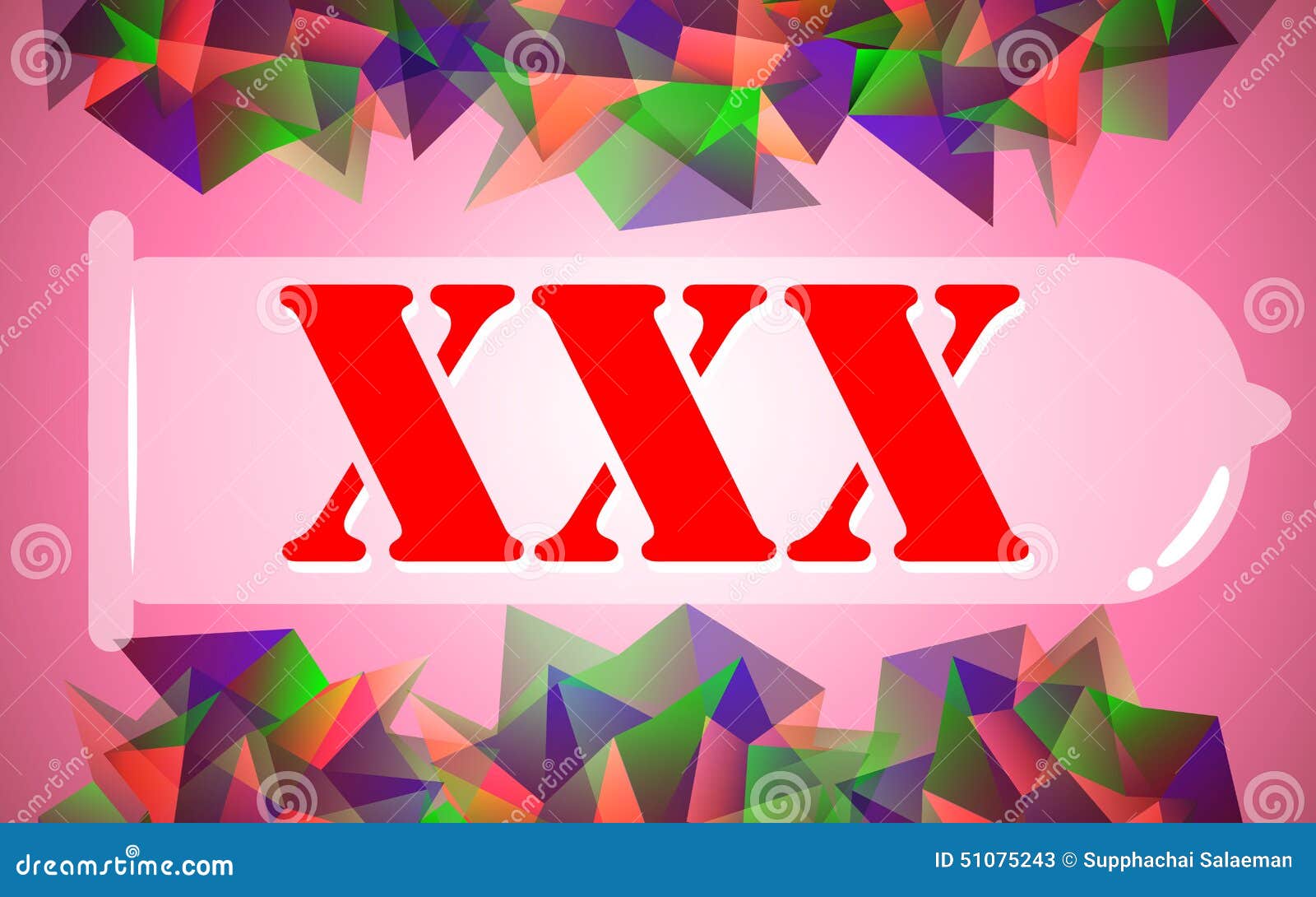 XXX abstract background stock vector. Illustration of condom - 51075243