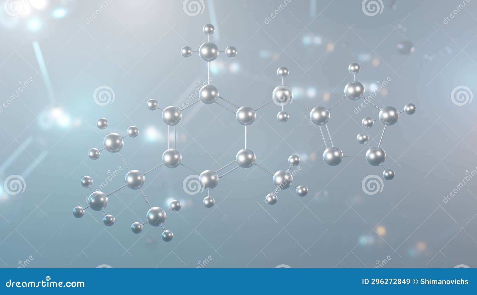 Xylometazoline Molecular Structure, 3d Model Molecule, Vasoconstrictors ...