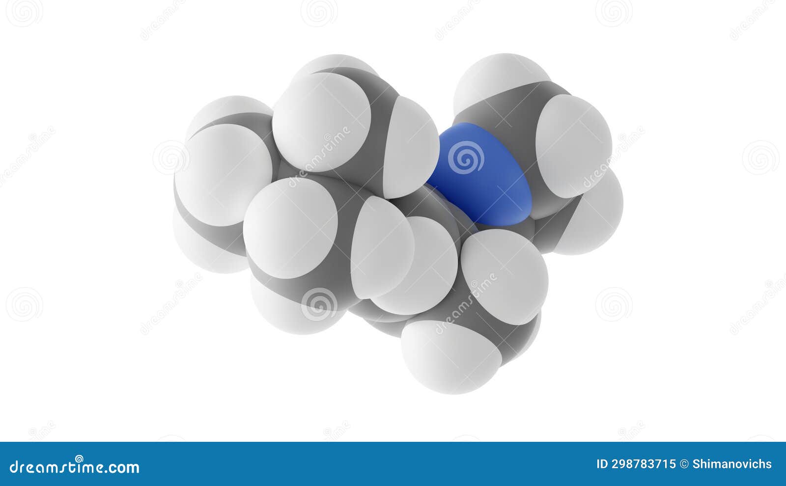 Xylometazoline Molecular Structure, 3d Model Molecule, Vasoconstrictors ...