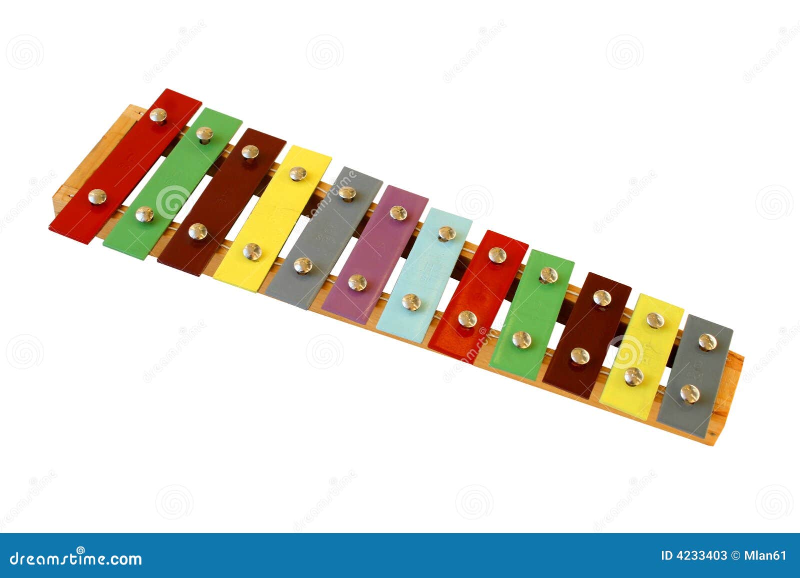 Xylophone stock image. Image of musician, colorful, colored - 4233403