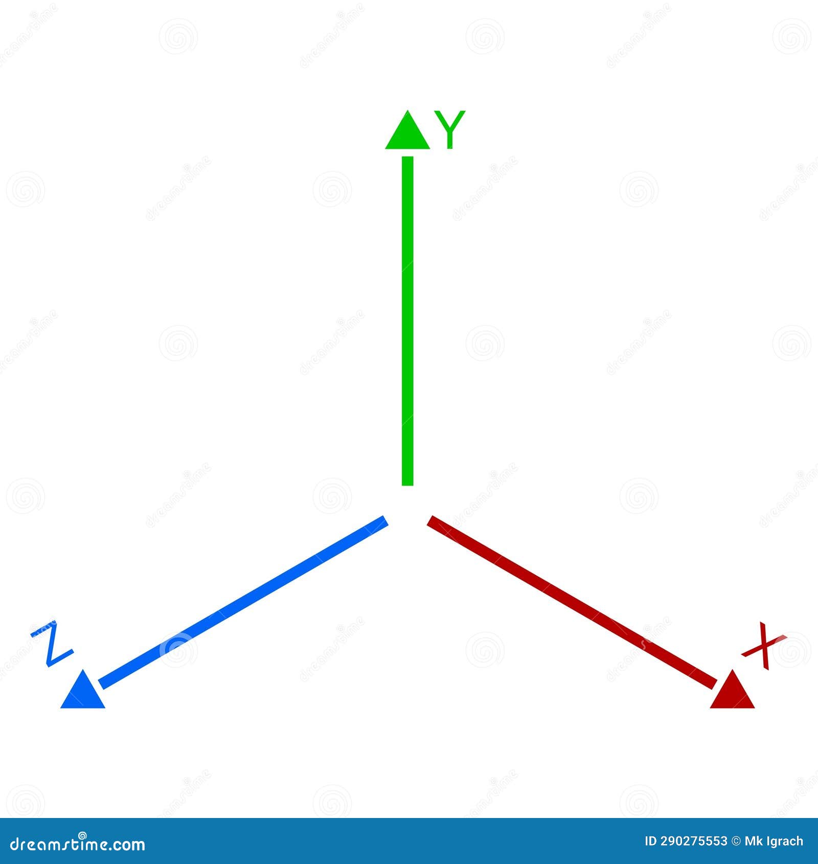 Xyz Axis Coordinates Icon Stock Illustration Illustration Of Arrow