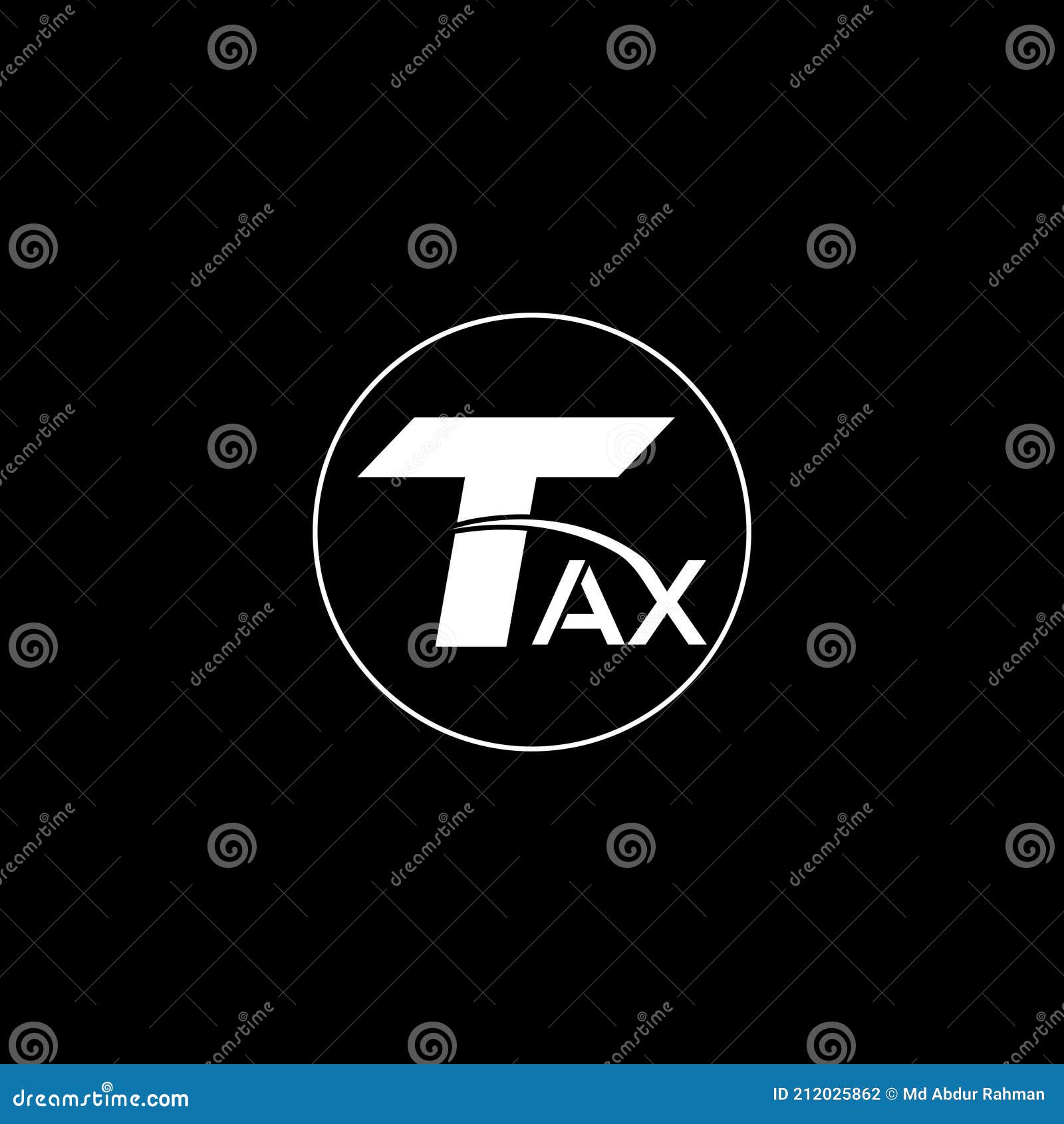 TAX Creative Unique Abstract Modern Geometric Vector Symbol Font Logo ...