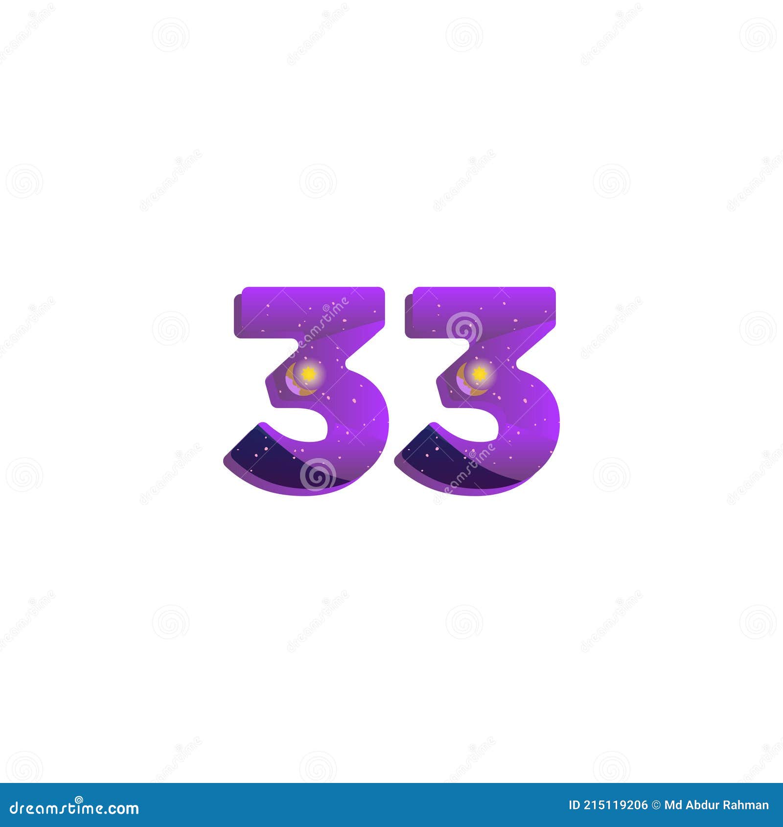 33 UNIQUE CREATIVE CUSTOM COLOURFUL NUMBERS DESIGN with STAR and MOON ...