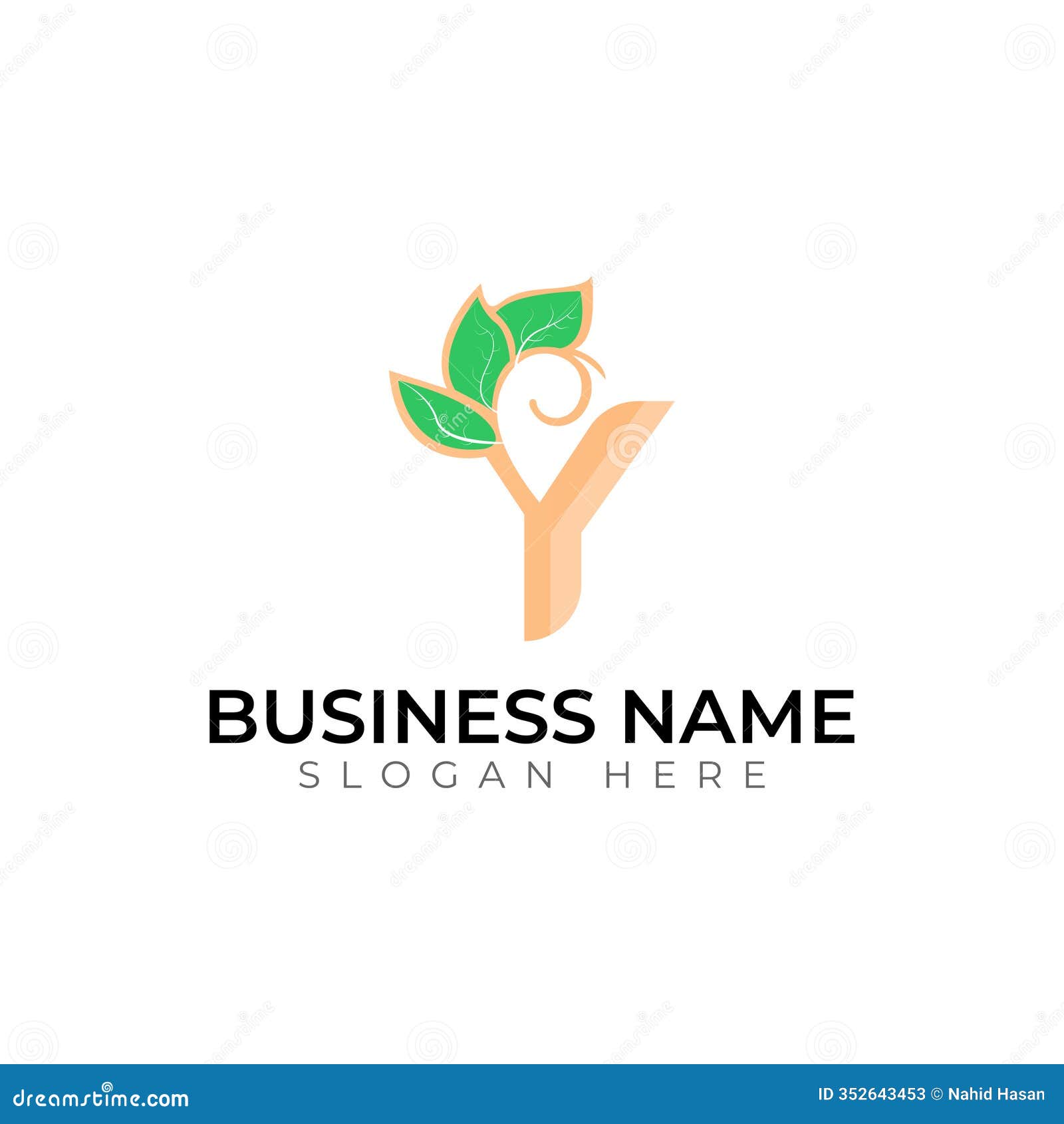 Y Abstract Letter Gradient Letter Logo Template Stock Illustration ...