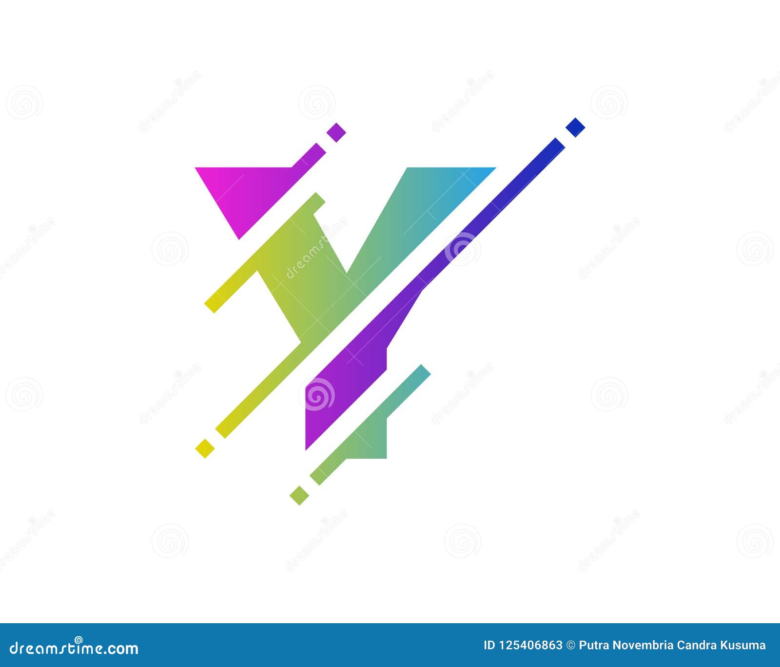 Y Digital Letter Pixel Logo Icon Design Stock Vector - Illustration of ...