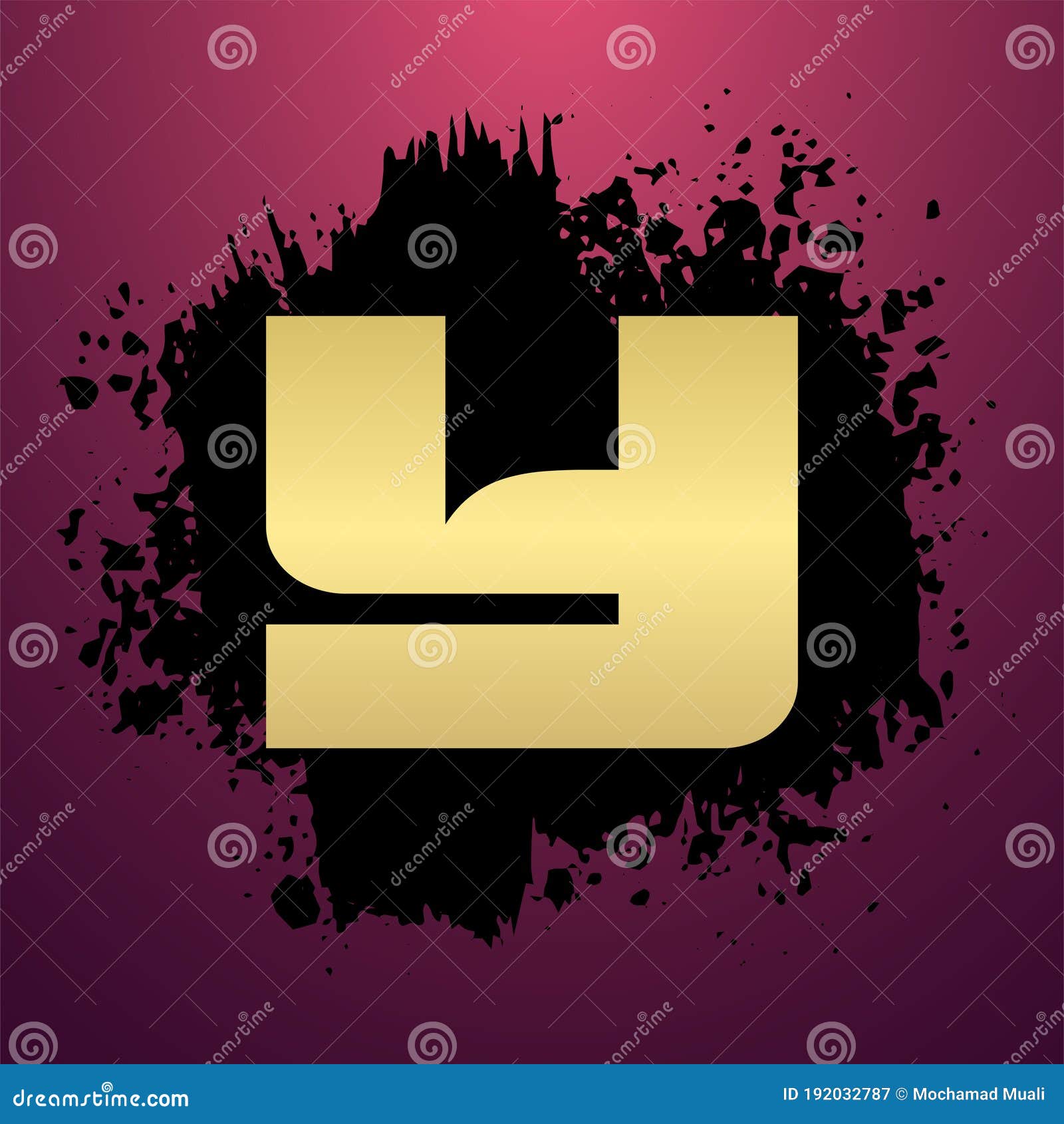 Y Gold Letter Logo Design with Simple Style Stock Vector - Illustration ...