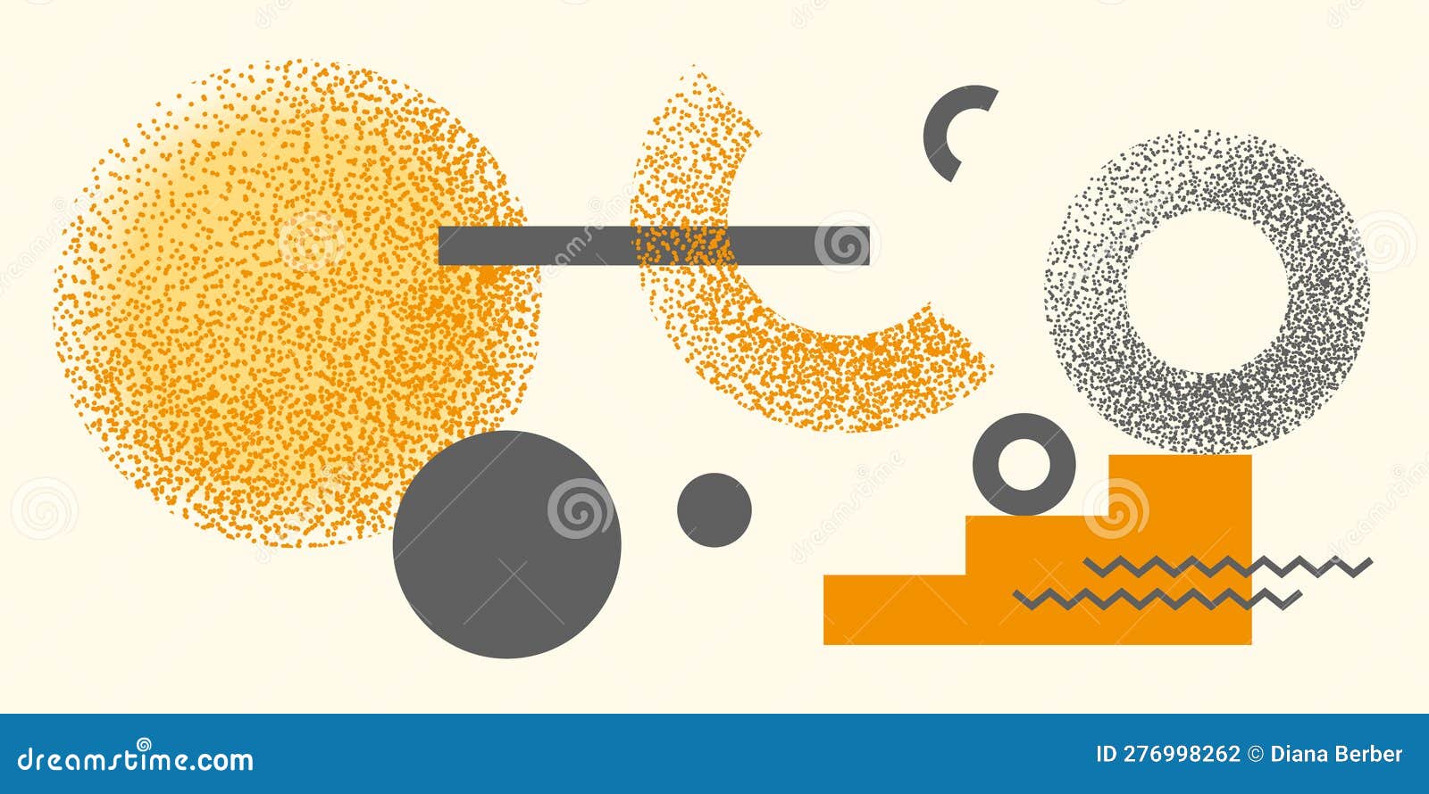 Y2K Bitmap Shapes, Simple Geometric Shapes and Forms with Noise Stock ...