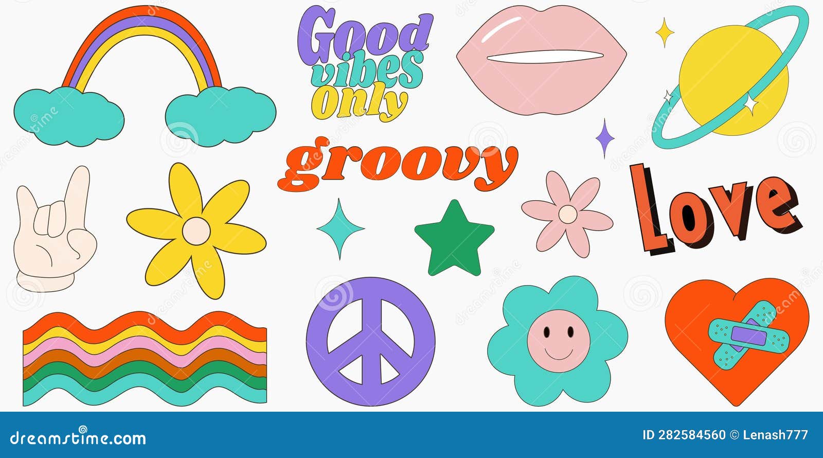 Y2k Collection. Y2k. 2000s.Retro Y2k Style.Cartoon Style Stock Vector ...