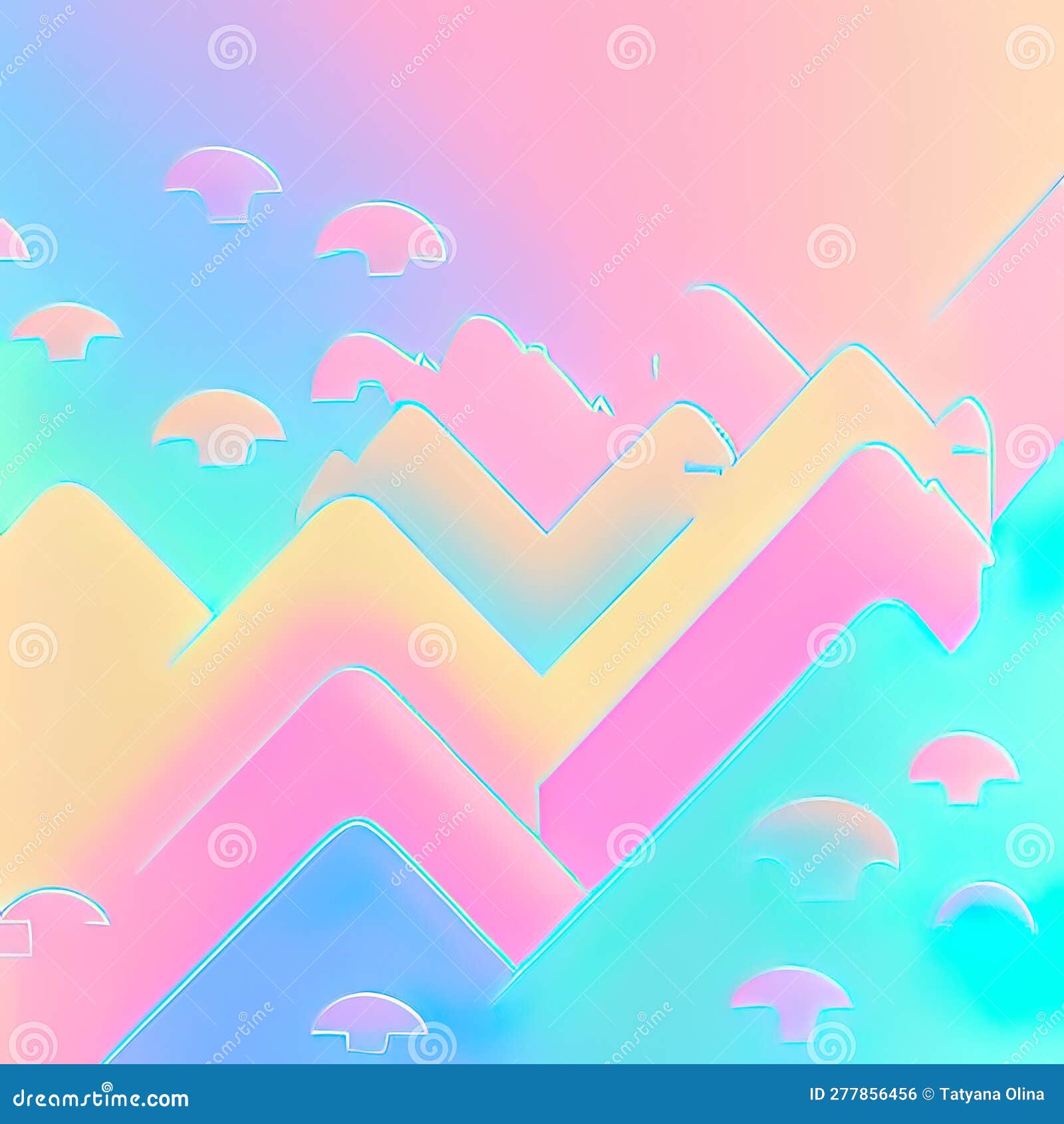 Y2K Nostalgia Gradient Abstract Background Stock Illustration ...