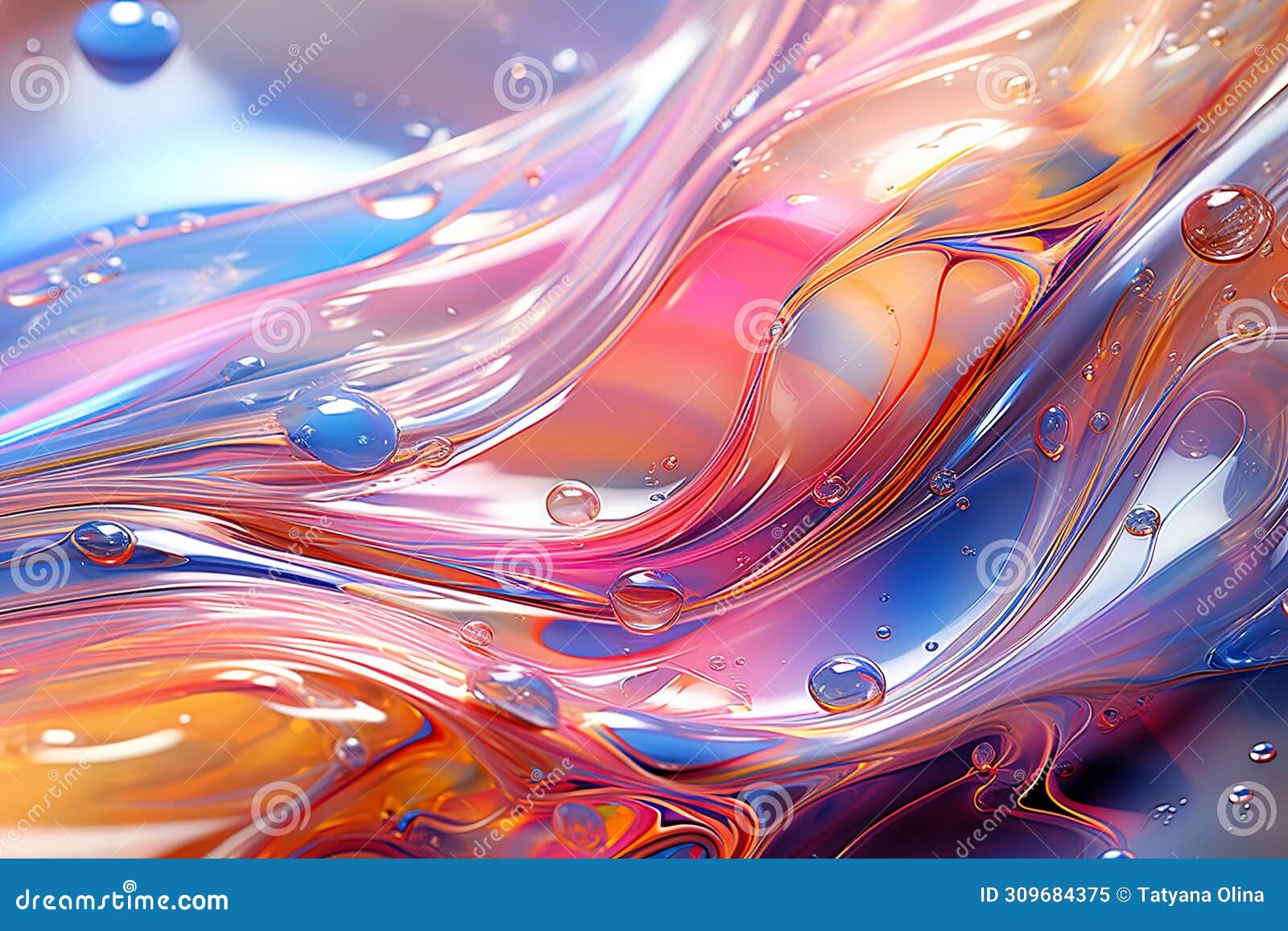 Y2k Swirling Liquid Aesthetic Background Stock Image - Image of flow ...