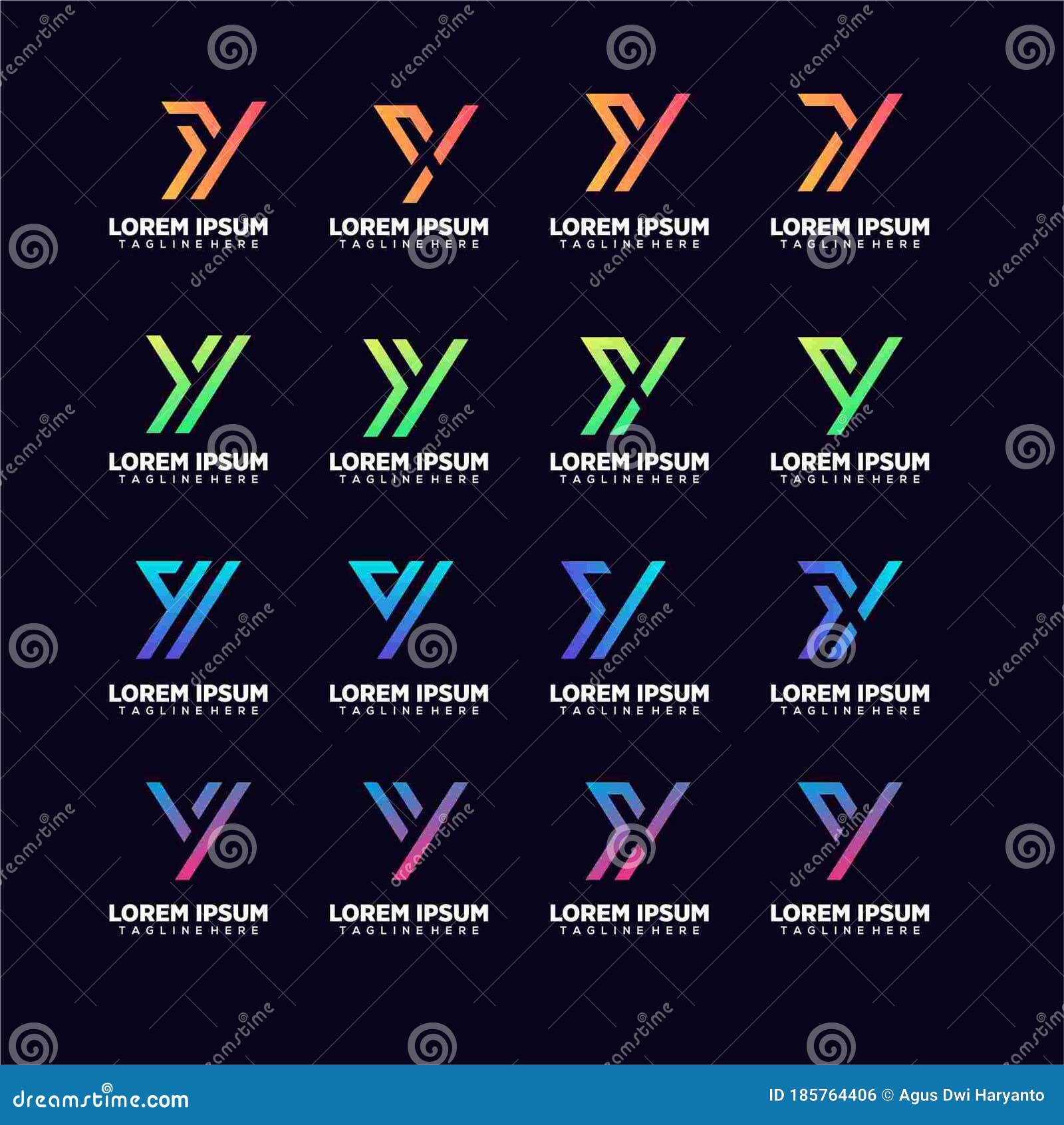 Y Letter Initial Icon Logo Design Vector Template Stock Vector ...