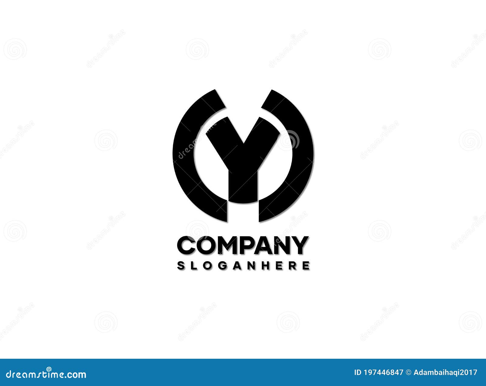 Y Letter Initials Logo Design in Circle.Modern Y Initials Vector Logo ...