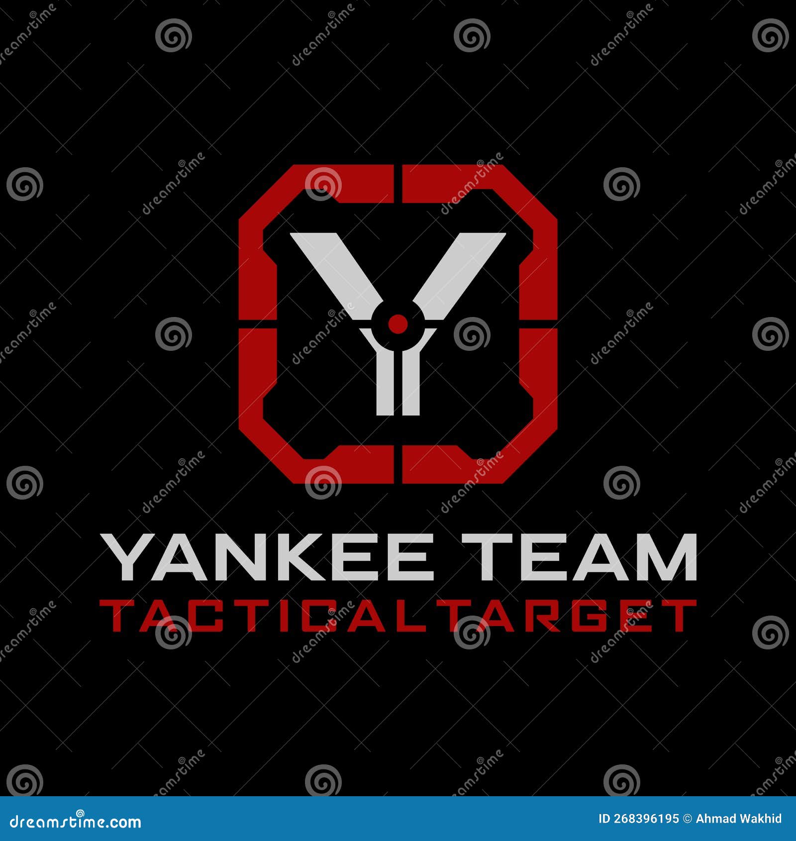 Y Letter Tactical Military Target Logo Design Stock Illustration ...