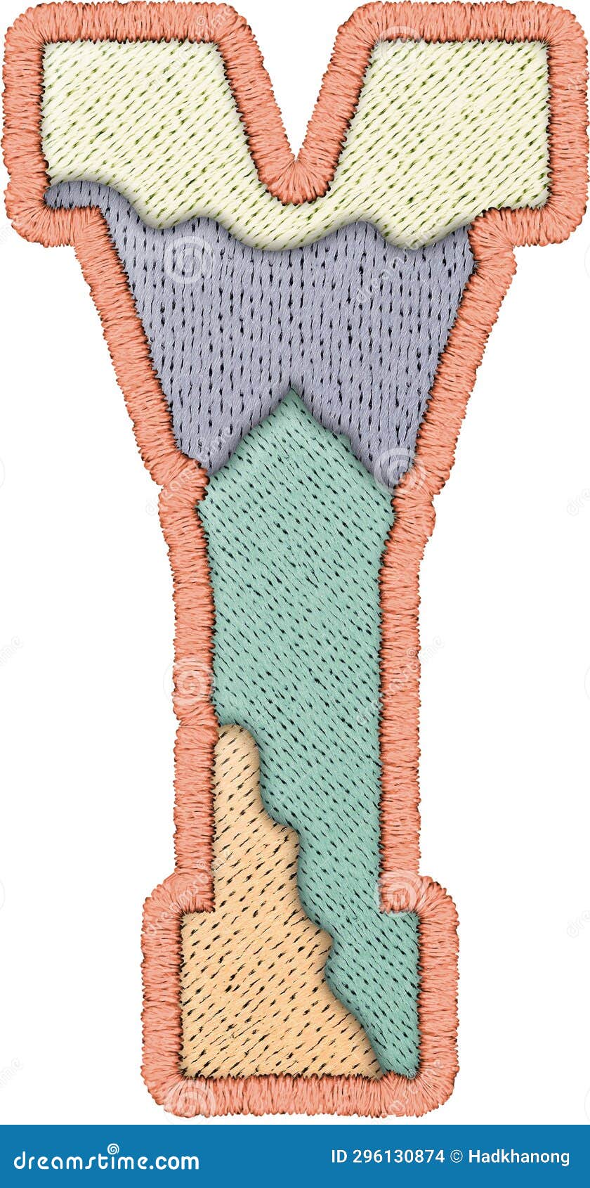 Y Patchwork Uppercase Letter Stock Photo - Illustration of quilted ...