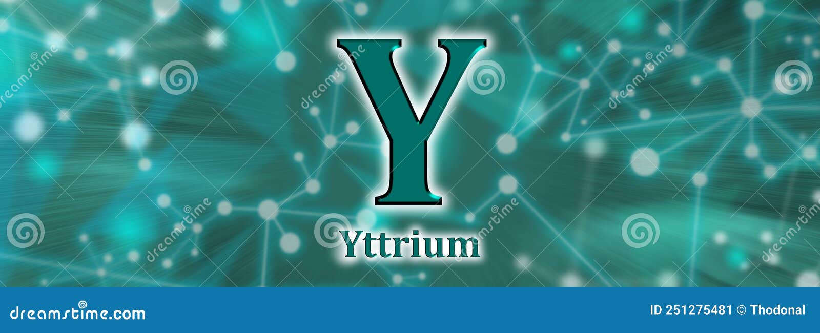 Y Symbol. Yttrium Chemical Element Stock Illustration - Illustration of ...