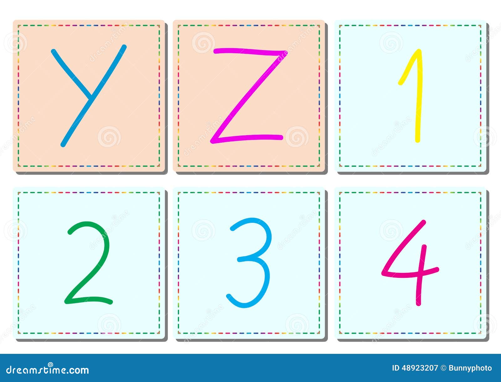 Y to 4 stock vector. Illustration of typography, character - 48923207