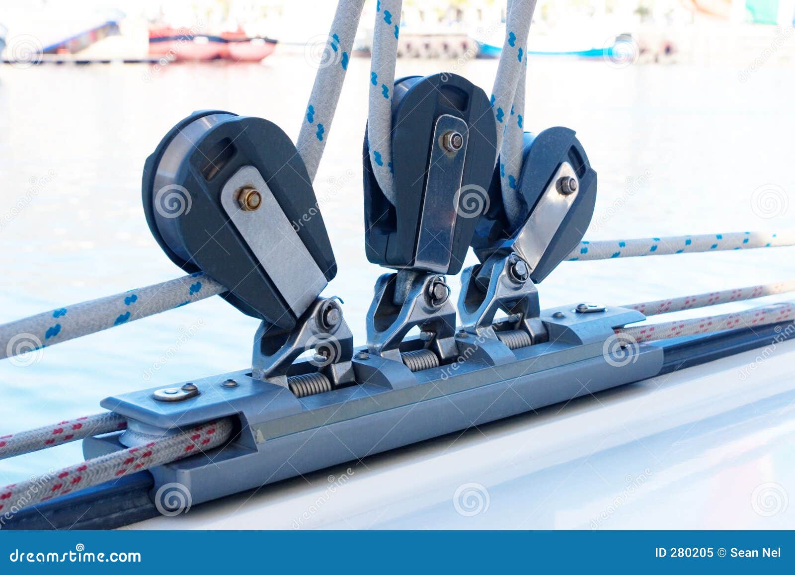 Yacht #1 stock image. Image of equipment, sail, rope, yacht - 280205