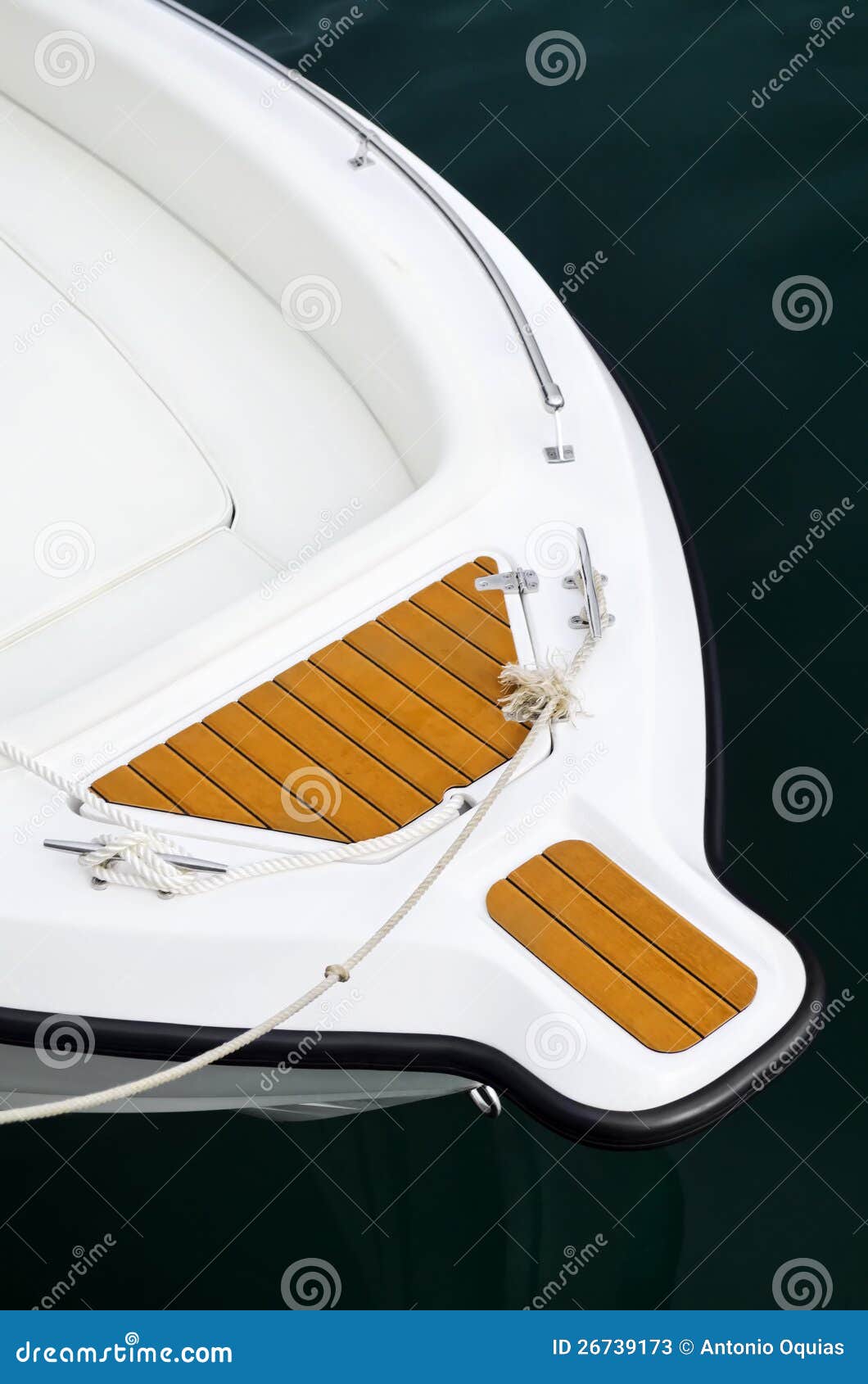 Yacht Bow stock image. Image of motorboat, speedboat - 26739173
