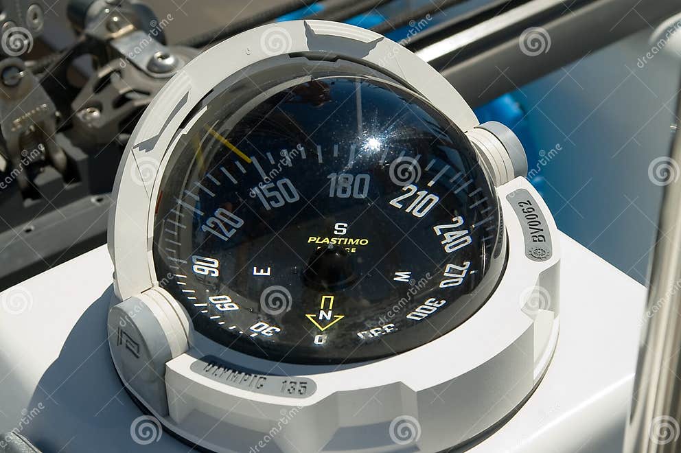 Yacht compass stock image. Image of macro, closeup, measurement - 4625211