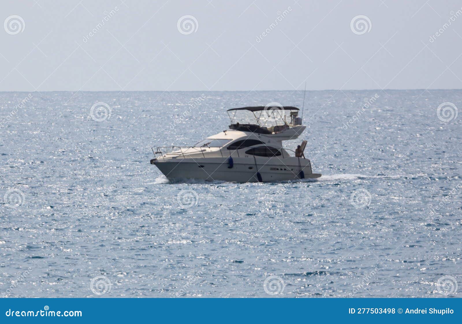 The Yacht Floats on the Waves of the Sea Stock Photo - Image of sports ...