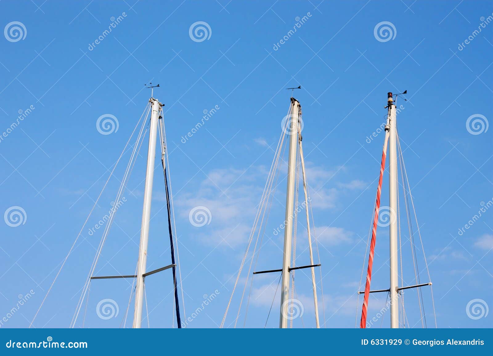 Yacht Masts Top Picture. Image: 6331929