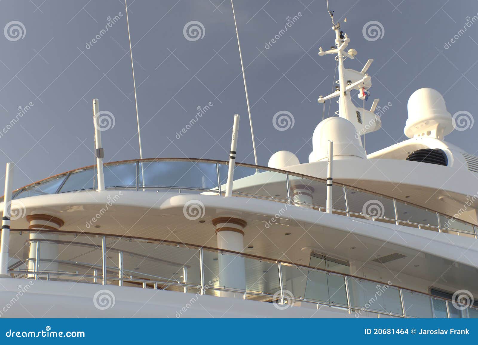 Yacht with multiple decks stock photo. Image of leisure - 20681464