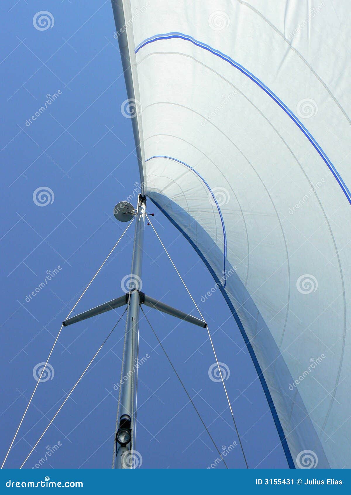 Yacht Sail In Front Of Alcatraz Prison Island Stock Photo ...