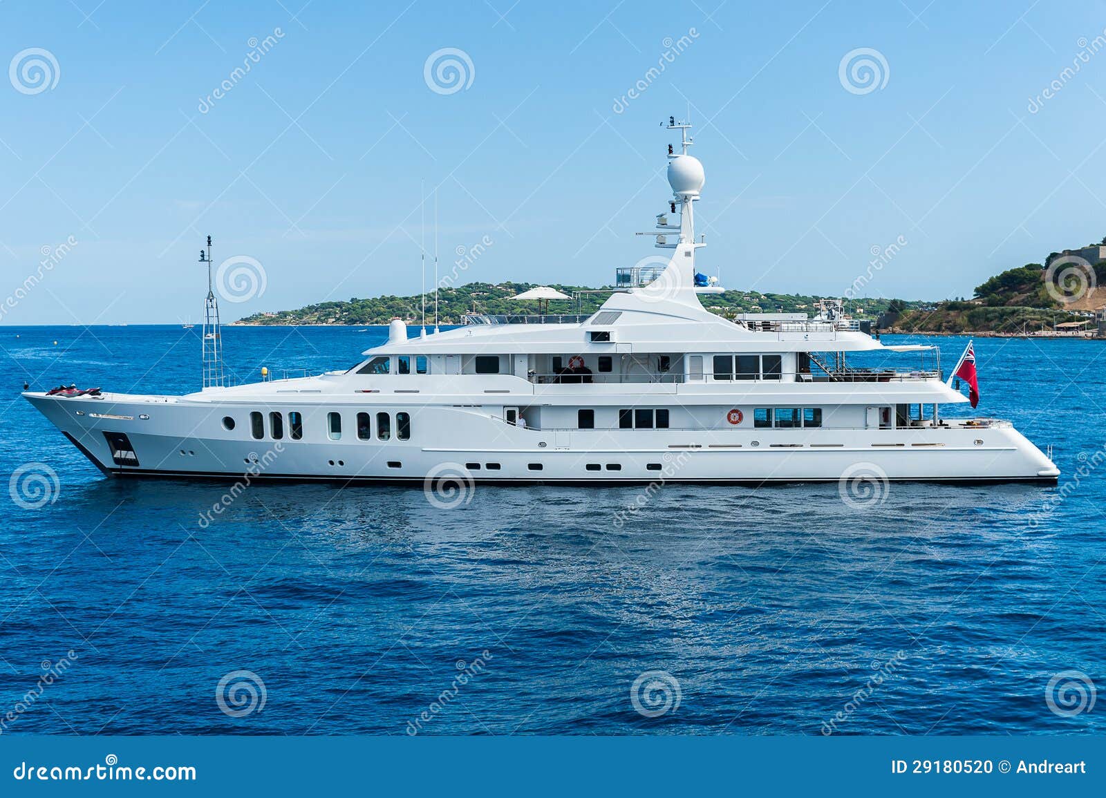 Yacht on sea stock photo. Image of travel, cruising, water - 29180520